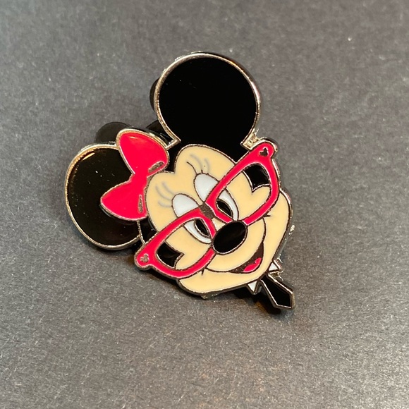 Disney | Other | Disney Pin 5 For 5 Or 5 Each Minnie Mouse Nerd Pin ...
